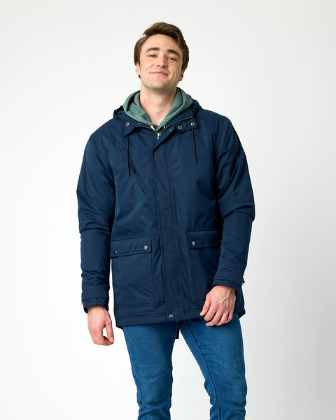 Cirrus Parka in Dark Denim – Rainbird Clothing