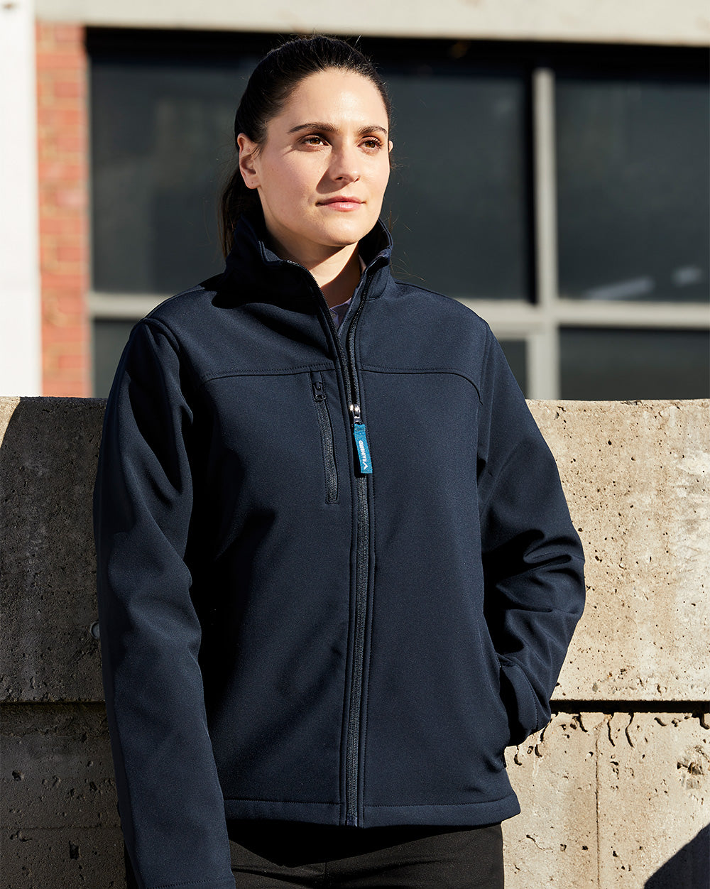 McKay Softshell Jacket in Navy – Rainbird Clothing