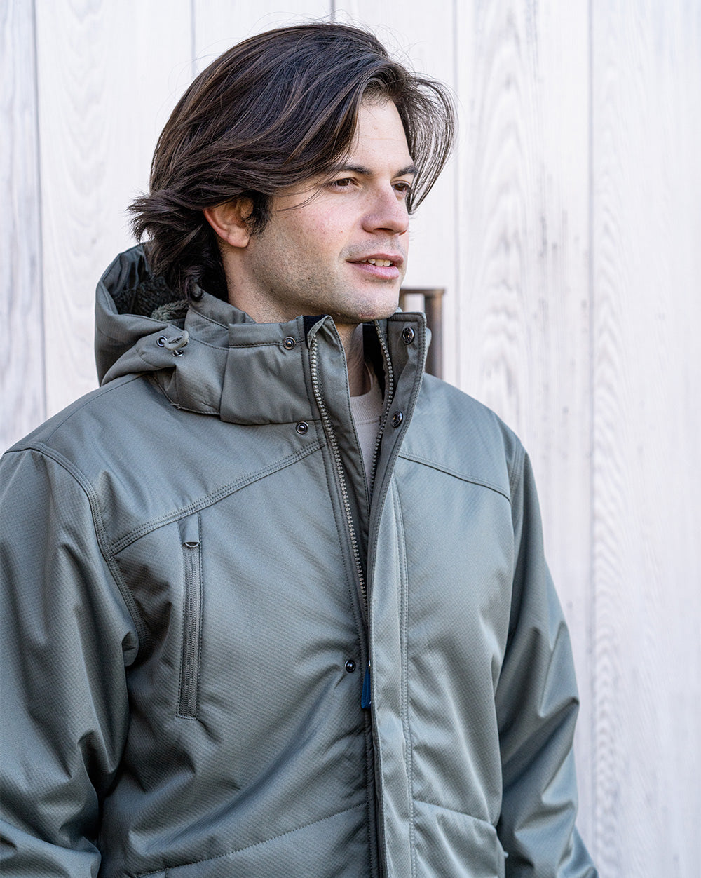 Jones Softshell Coat in Dusty Olive – Rainbird Clothing