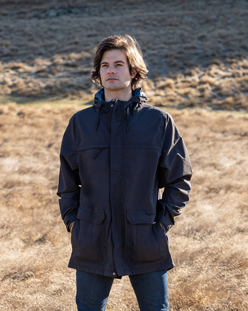 Wolf Jacket in Black – Rainbird Clothing